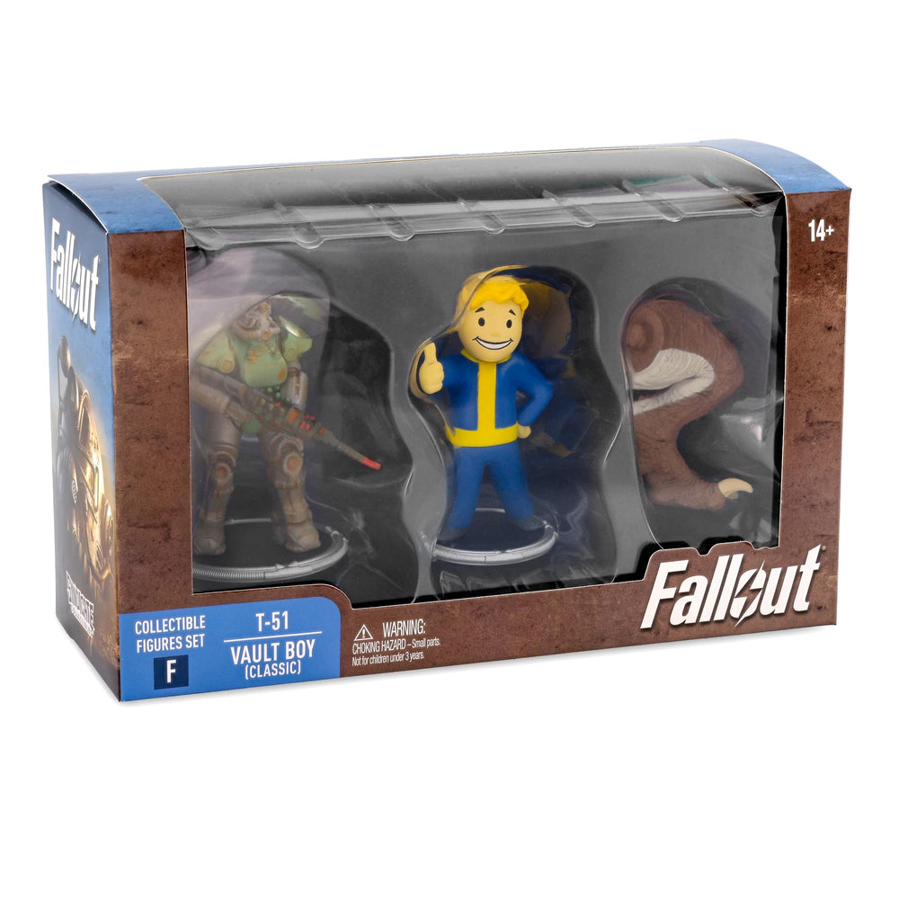 Fallout T-51 & Vault Boy Classic Mini Figure Set | Free Shipping