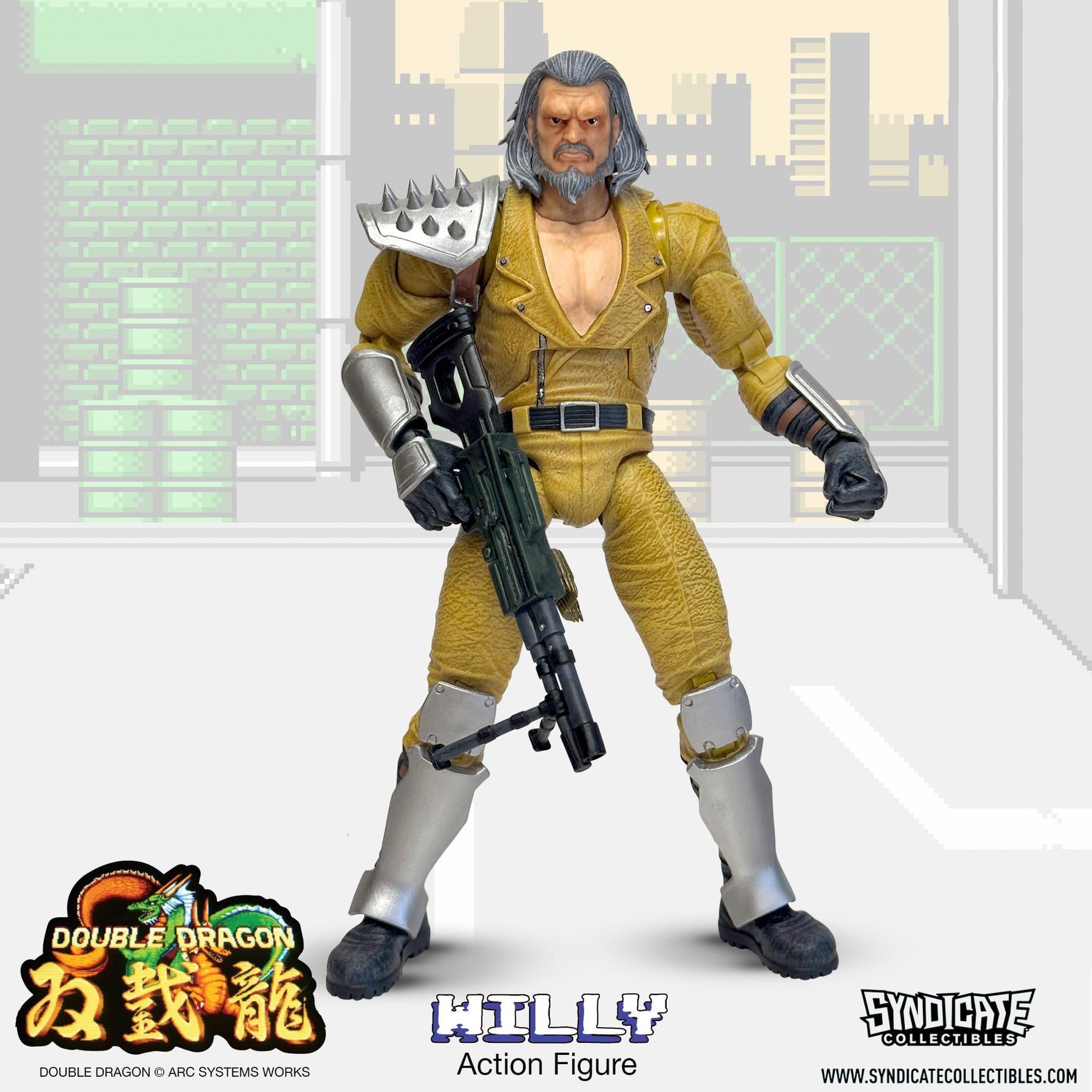 Double Dragon Willy Action Figure | Free Shipping